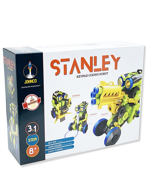 4m Johnco -Stanley: 3-in-1 Keypad Coding Robot | David Jones