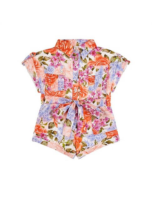 Marlo Azalea Floral Romper | David Jones