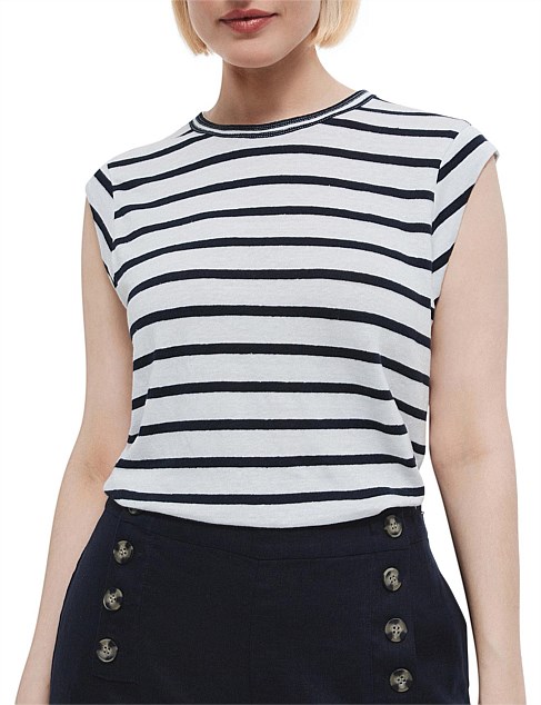 Witchery Linen Muscle Tank Top | David Jones