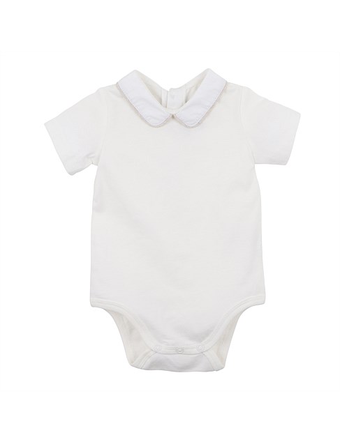 Bebe By Minihaha William Collared Bodysuit | David Jones