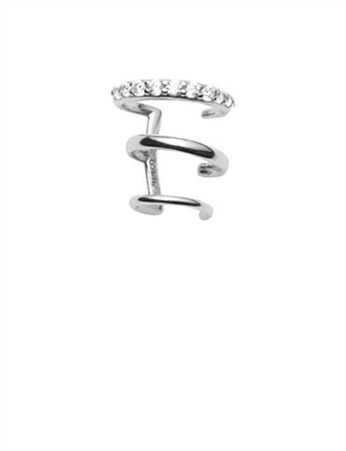 Mimco Gleaming Sterling Silver Single Ear Cuff | David Jones