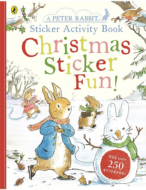 Penguin Peter Rabbit Christmas Fun Sticker Activity Book | David Jones