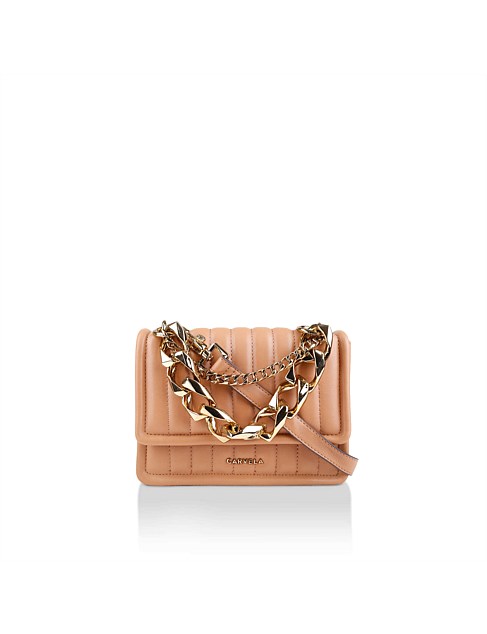 Carvela Kurt Geiger Rebel Chain Mini Camel Chain Detail Handbag | David ...