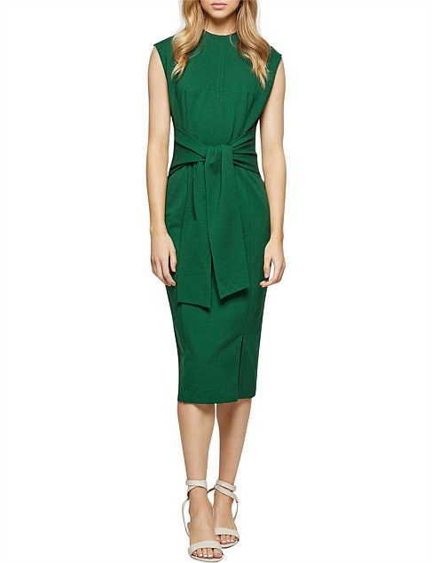 Oxford Gail Tie Front Ponti Dress | David Jones