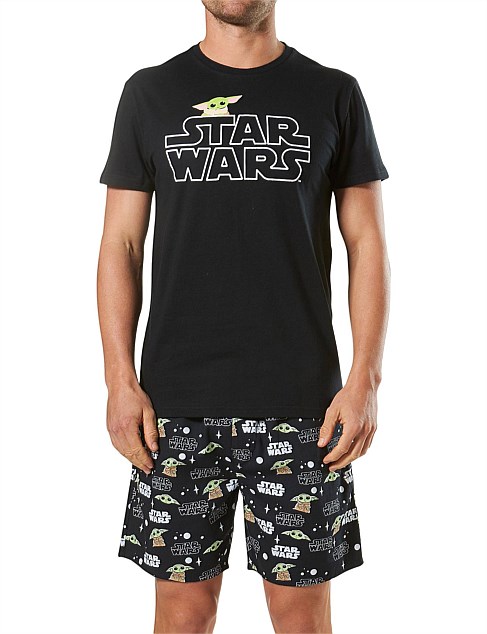 Mitch Dowd Star Wars Baby Yoda Logo Sleep Set | David Jones