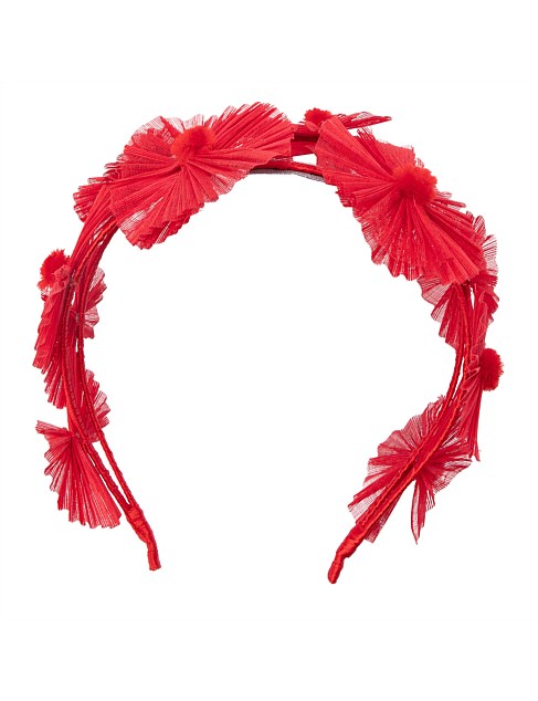 Olga Berg Irena Sinamay Fan Headpiece | David Jones