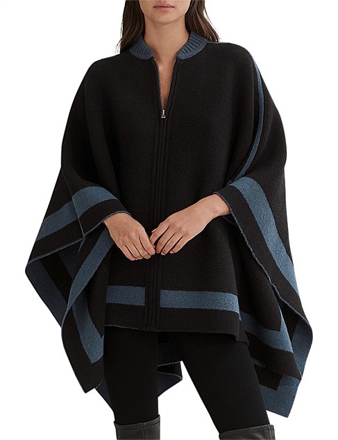 Country Road Zip Front Cape | David Jones