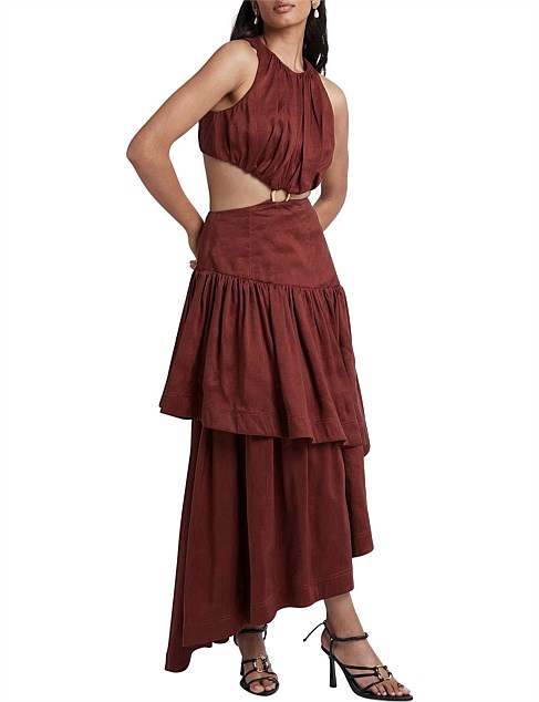 Aje Caliente Cut Out Dress | David Jones