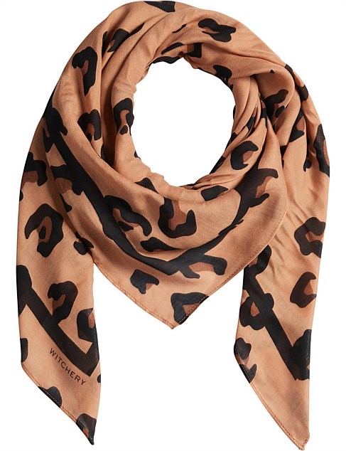 Witchery Classic Ocelot Scarf | David Jones