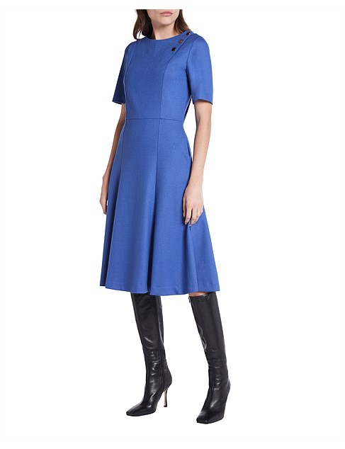 David Lawrence Kristen Merino Wool Dress | David Jones
