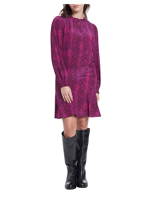 Marcs Women What Dreams May Plum Silk Dress | David Jones