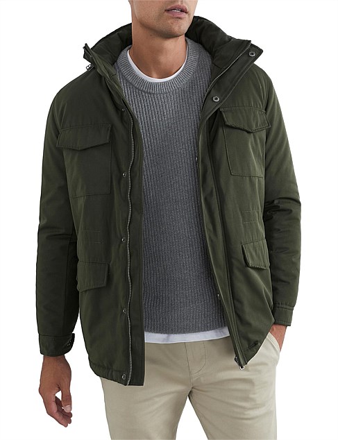 French Connection Army Jacket | David Jones