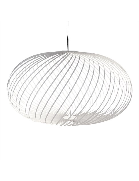 Tom Dixon Spring Pendant Large White Led | David Jones