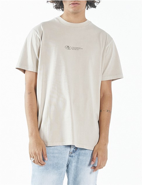 Thrills Company Alignment Merch Fit Tee -Aged Tan | David Jones