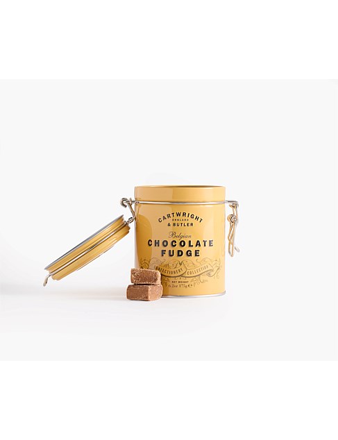Cartwright & Butler Belgian Chocolate Fudge In Tin 175g | David Jones