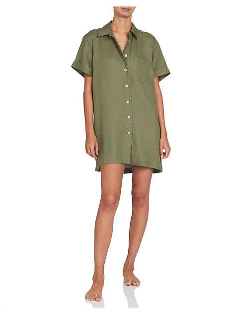 Jasmine and Will Luca Short Sleeve Short Sleep Shirt | David Jones