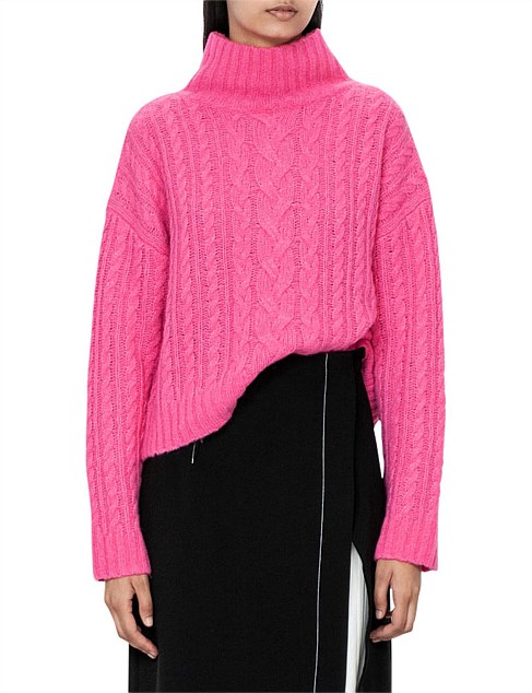 Veronika Maine Cable Knit Jumper | David Jones