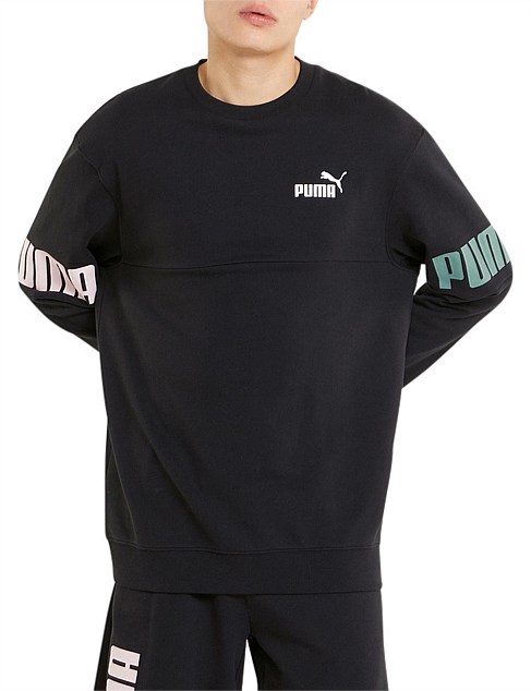 Puma Puma Power Colorblock Crew Tr | David Jones
