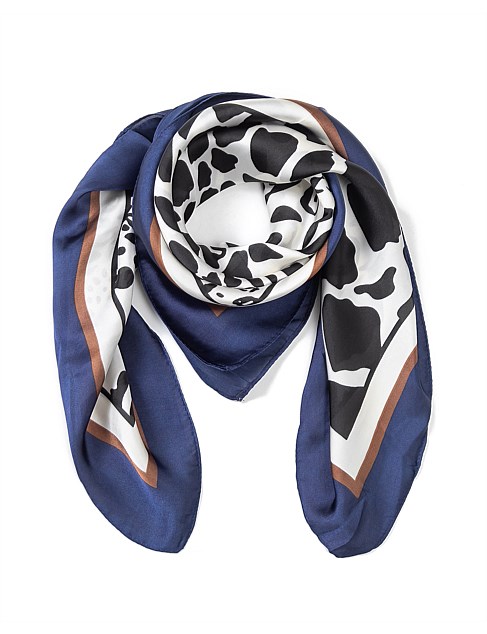 Gregory Ladner Animal Print Kerchief | David Jones
