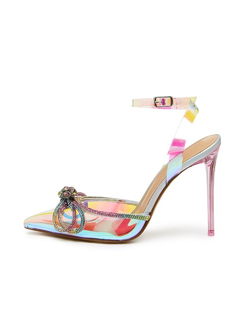 Steve Madden Valance Sil Iridescent Pumps | David Jones