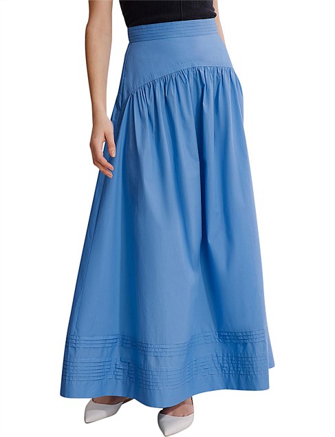 Country Road Basque Detail Maxi Skirt | David Jones