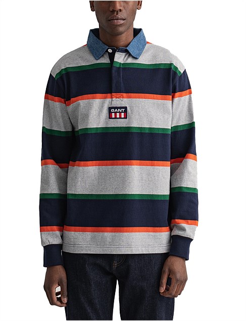 Gant D2. Retro Logo Heavy Rugger | David Jones