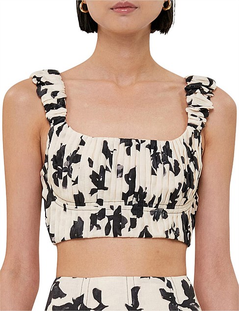 Saba Ines Gathered Strap Bodice | David Jones
