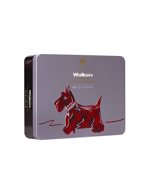 Walkers Pure Butter Shortbread -Scottie Dog Icon Tin 150g | David Jones
