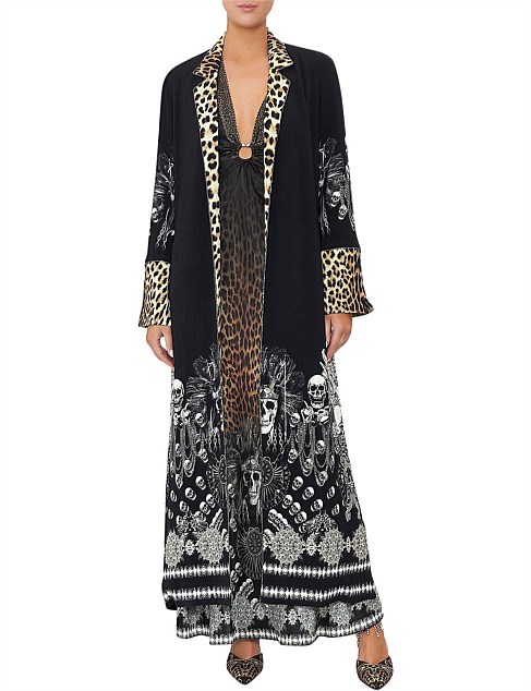 Camilla Cuffed Side Split Coat | David Jones