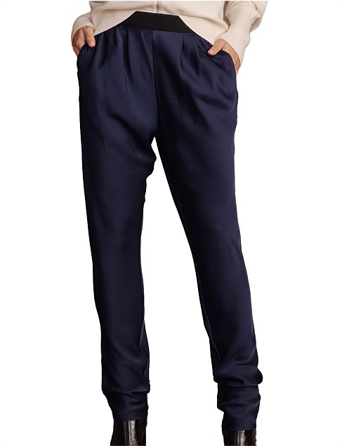 Willow Seton Stretch Silk Pant | David Jones