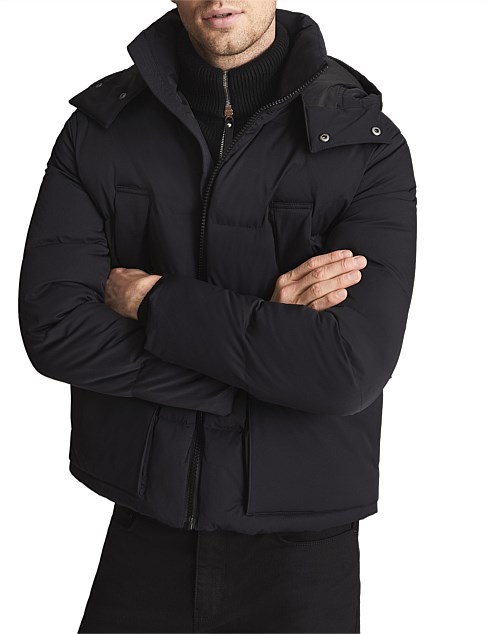 Reiss Ryder Hooded Puffer Jacket | David Jones