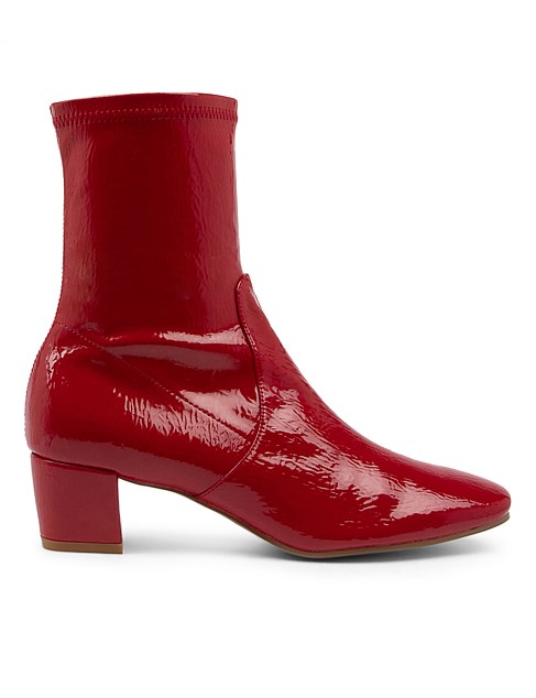 Midas Heidi Pinot Patent Synthetic Ankle Boots | David Jones