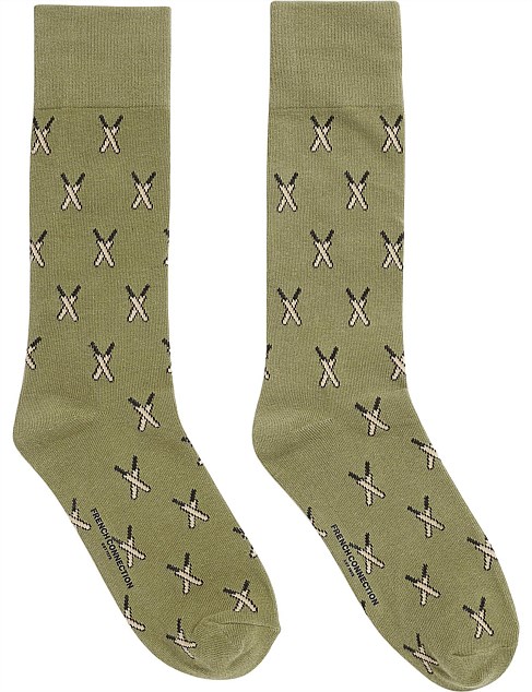 French Connection Cricket Bat Sock | David Jones