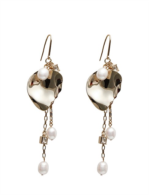 Witchery Petal Pearl Drop Earring | David Jones