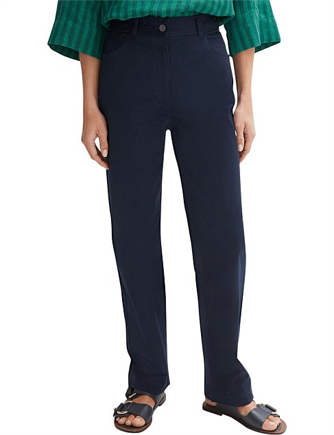 Trenery Cotton Twill Smart Chino | David Jones