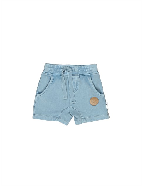 Huxkid Vintage Terry Slouch Short (boys 3-8) | David Jones