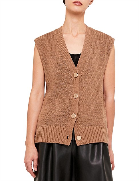 Saba Tina Tape Yarn Vest | David Jones