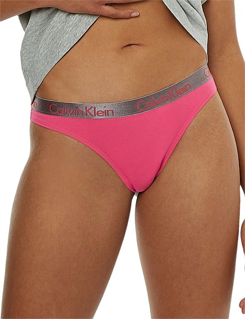 Calvin Klein Radiant Cotton Thong | David Jones