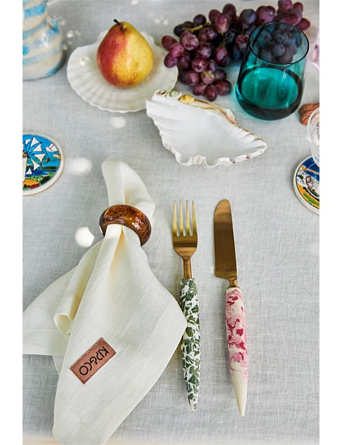 Kip & Co Smokey Amber Napkin Rings | David Jones