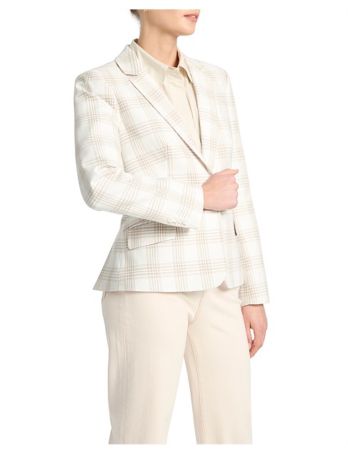 David Lawrence Solita Check Blazer | David Jones