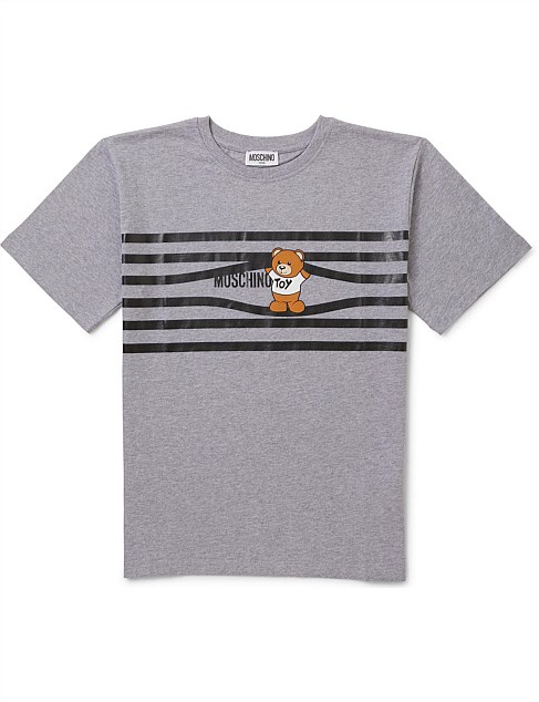 Moschino Lines Bear Maxi T-shirt | David Jones