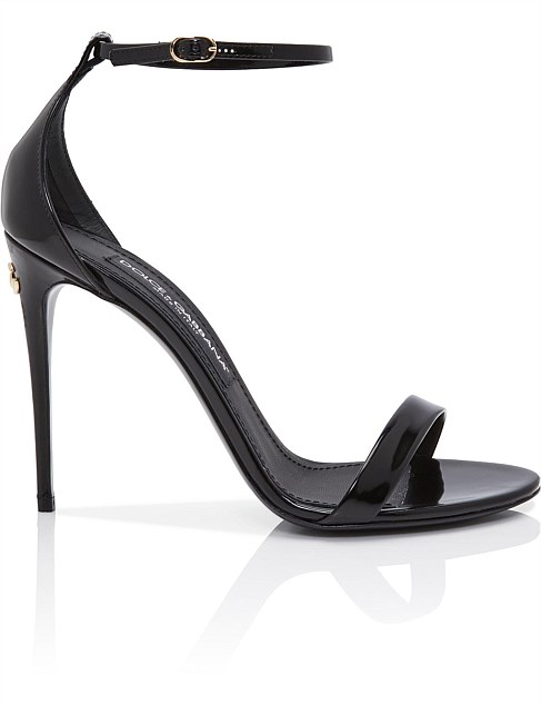 Dolce & Gabbana Vitello Lucido Sandal 105 | David Jones