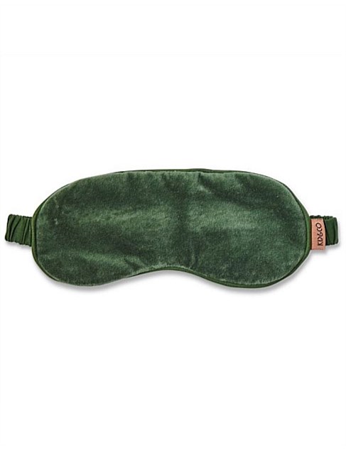 Kip & Co Artichoke Velvet Eye Mask | David Jones