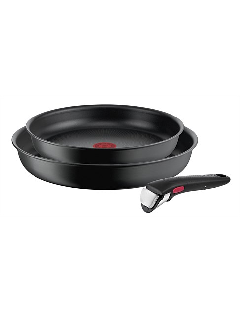 Tefal Ingenio Utimate Induction Non-stick 3pc Frypan Set | David Jones