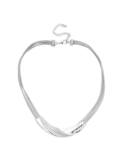 Barcs Pleat Necklace | David Jones