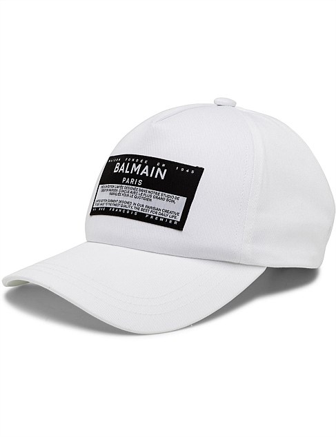 Balmain Cotton Cap&label | David Jones