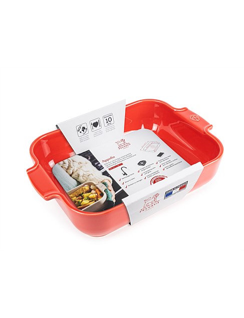 Peugeot Appolia 32cm Rectangular Baker Red | David Jones