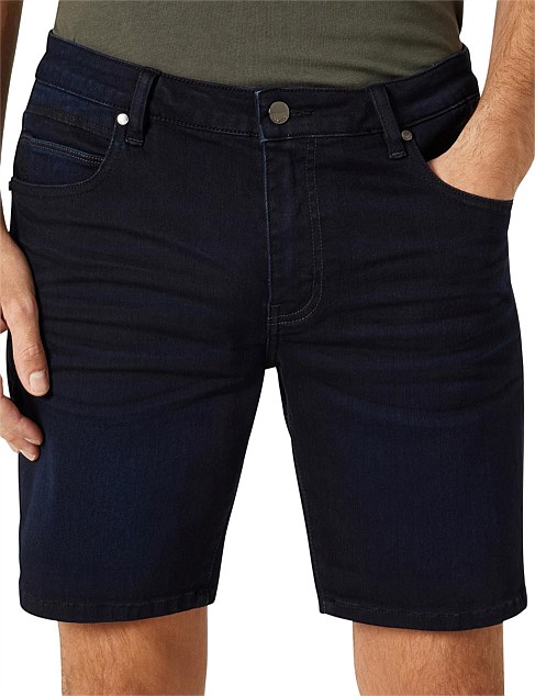 Politix Slim Stretch Denim Short | David Jones