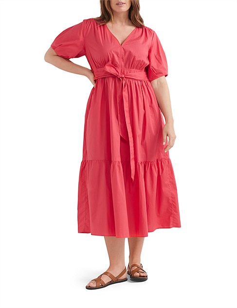Commonry the Cotton Voile Tiered Maxi Dress | David Jones