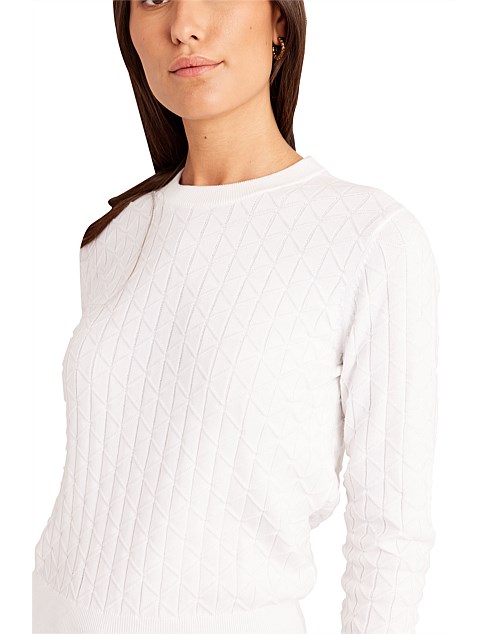 Perri Cutten Cotton Crew Jumper | David Jones